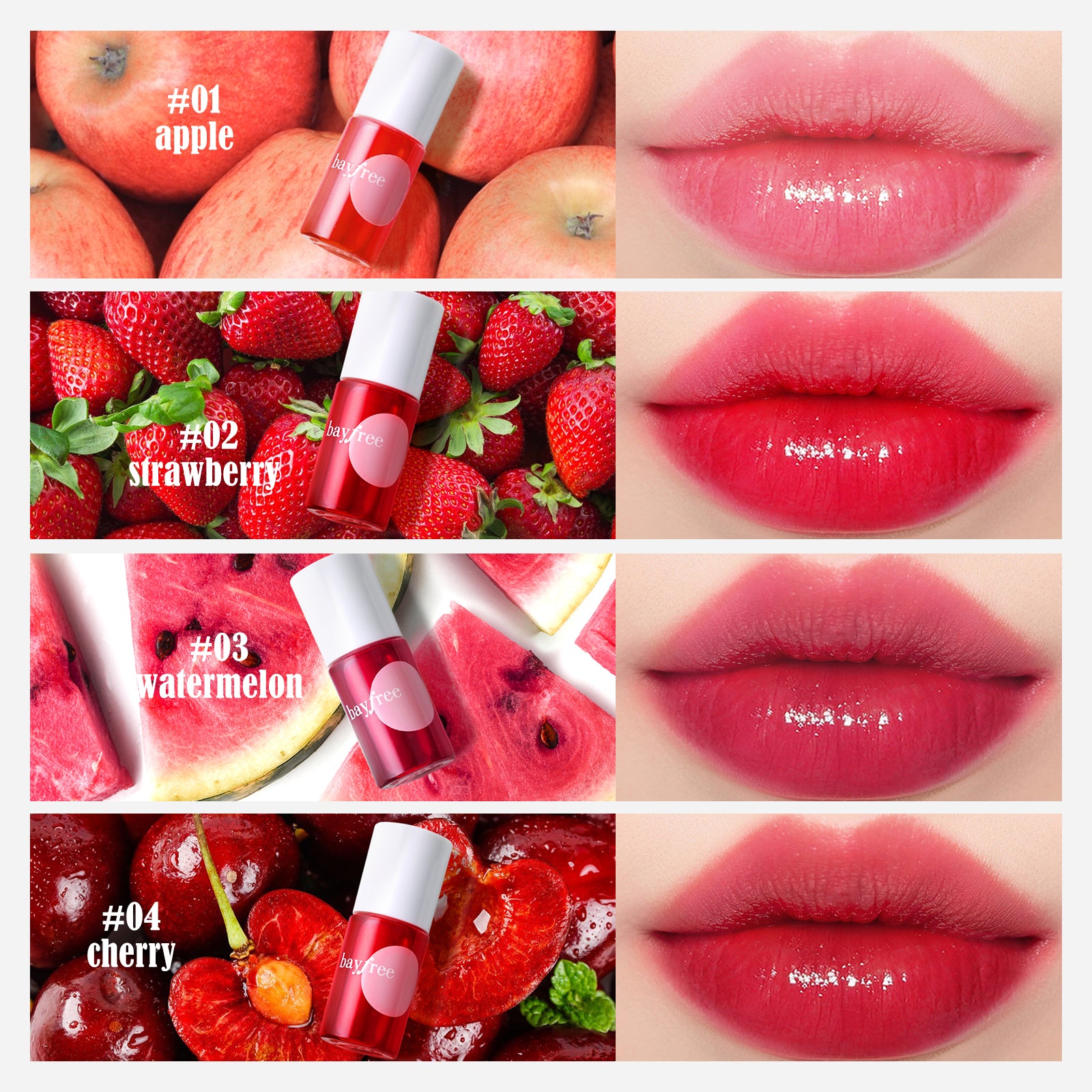 bayfree Lip Tint Stain Set Long Lasting bayfree Cosmetics